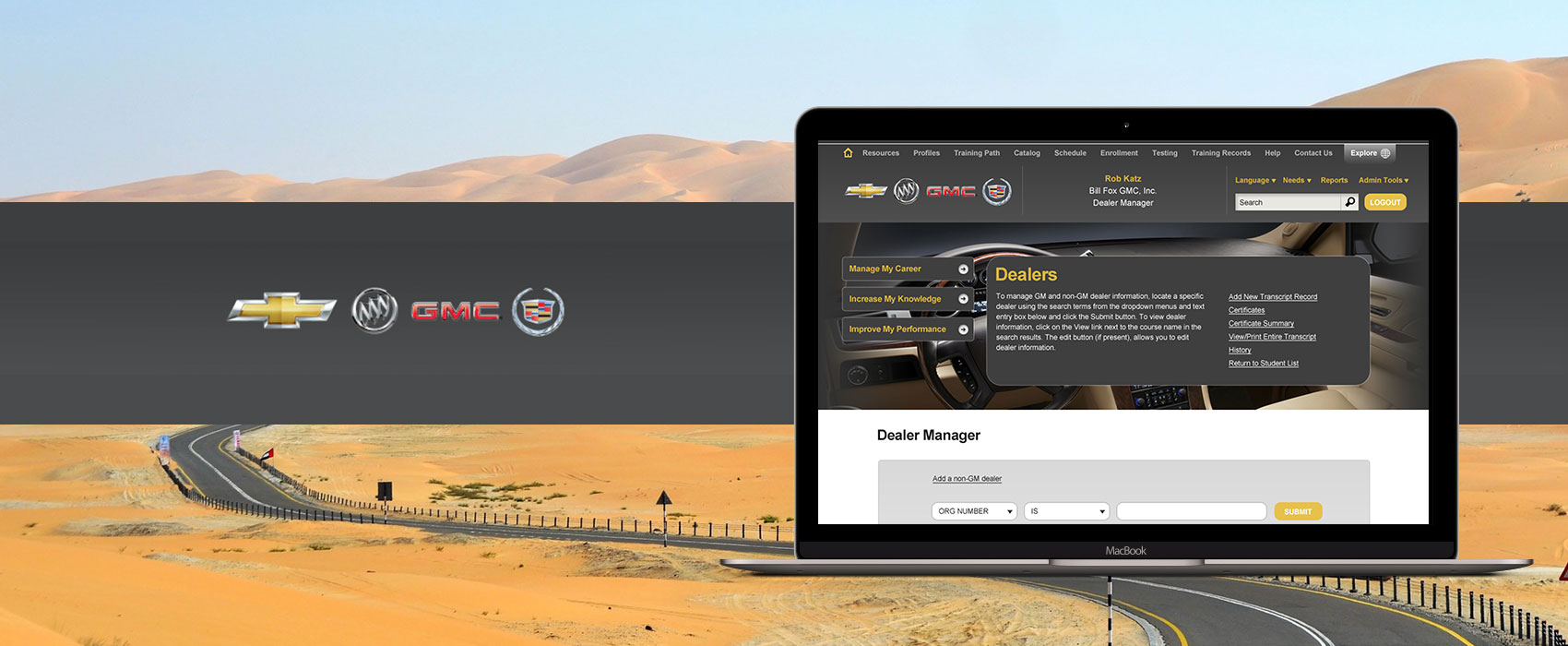 General Motors (GM)/Raytheon: Interface Design, E-Learning - Media Genesis