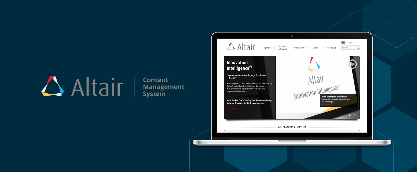 Altair Engineering: Homepage Design & Responsive Website - Media Genesis